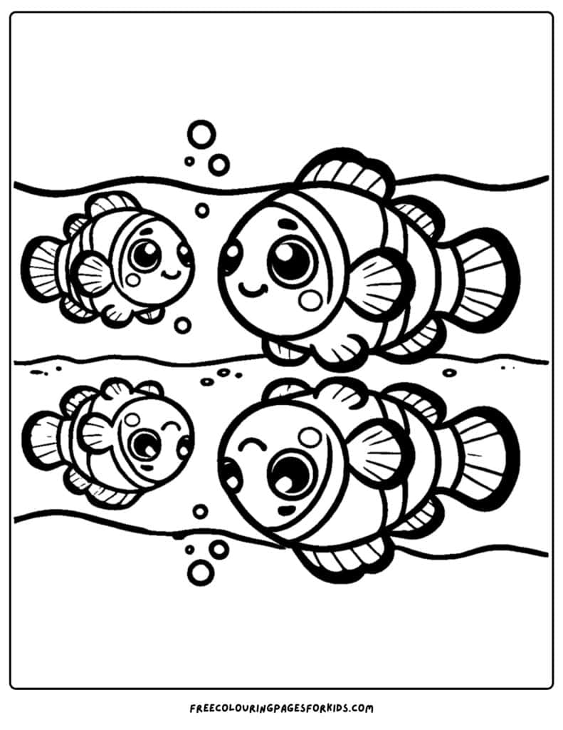 30 Clownfish Coloring Pages