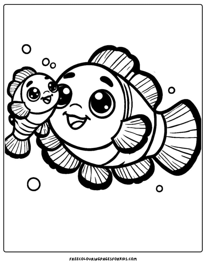 30 Clownfish Coloring Pages
