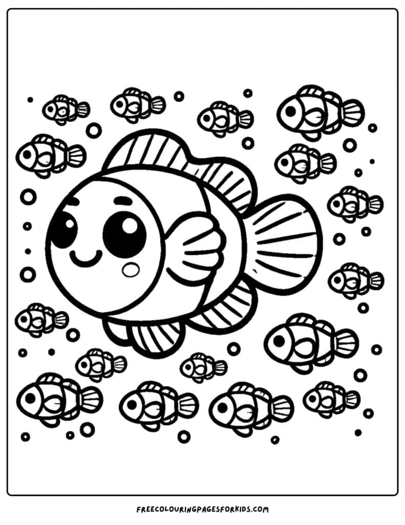 30 Clownfish Coloring Pages