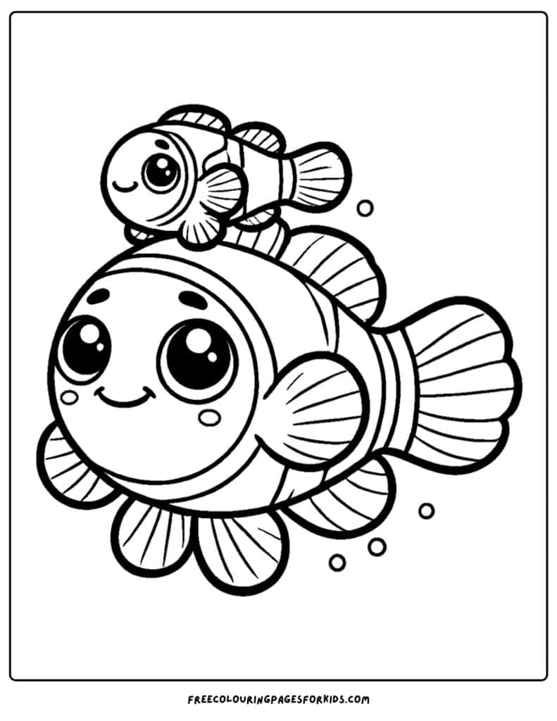 30 Clownfish Coloring Pages