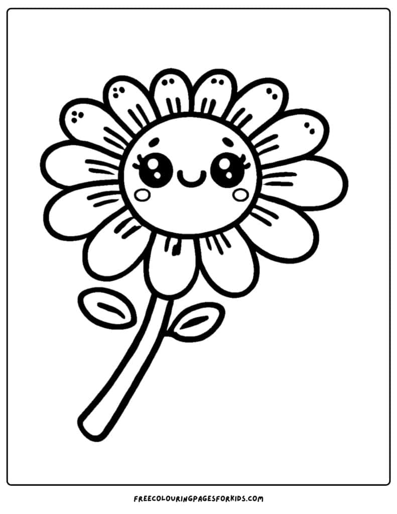 29 Daisy Coloring Pages