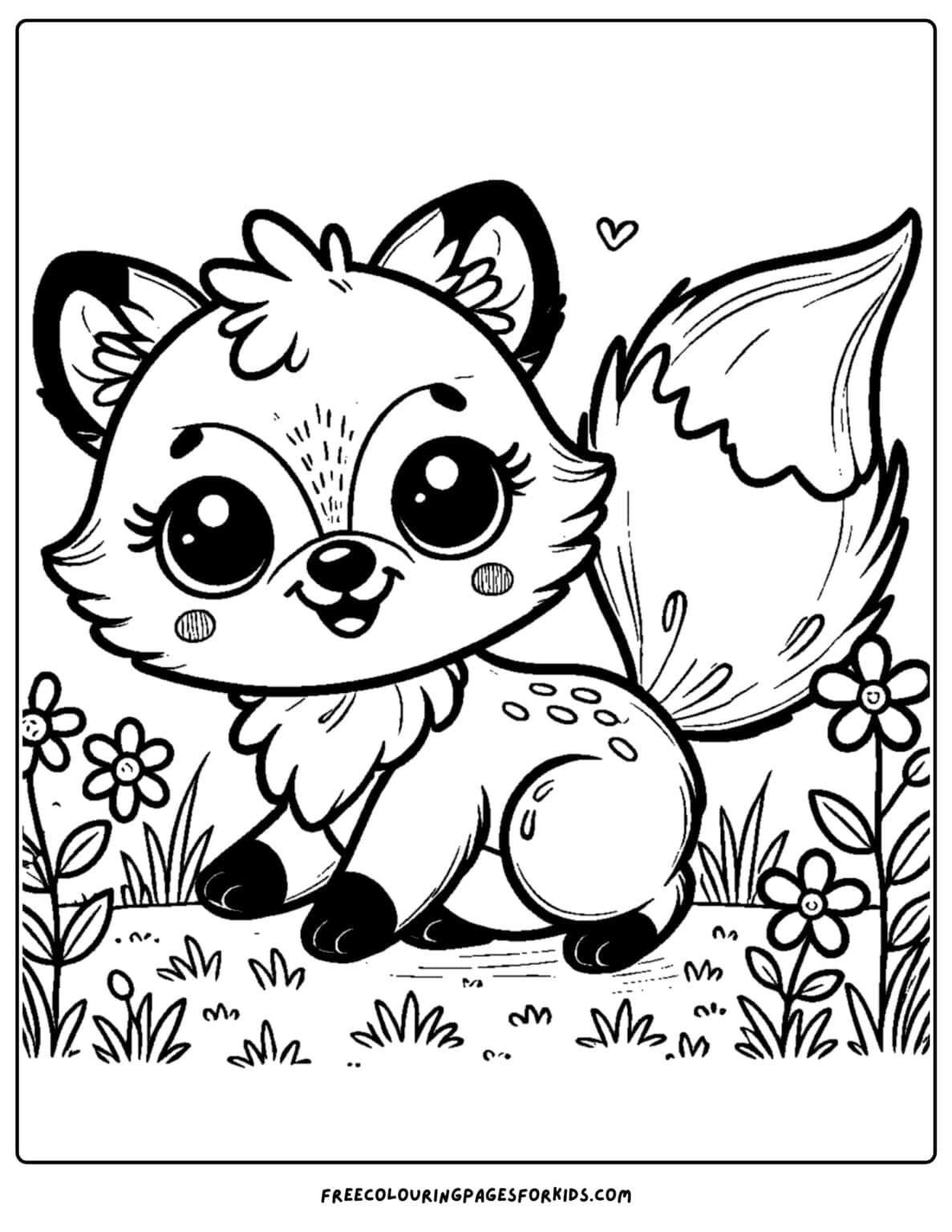 30 Fox Coloring Pages