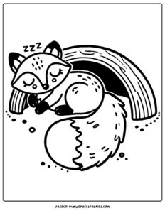 30 Fox Coloring Pages