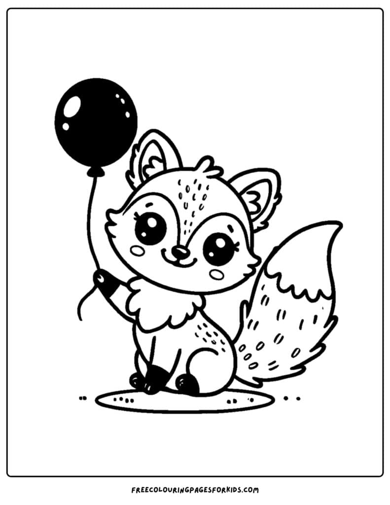 30 Fox Coloring Pages