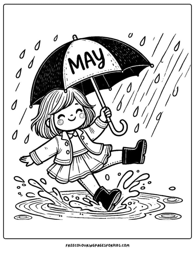 50 May Coloring Pages for Kids - Coloring For Kids