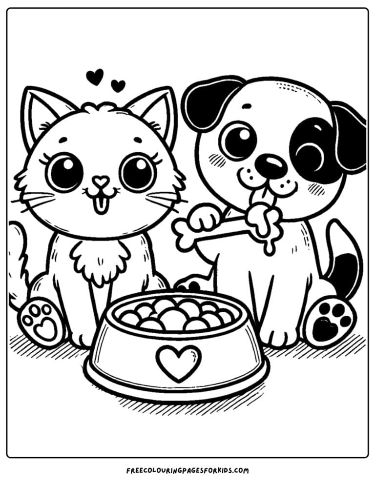 30 Pet Coloring Pages