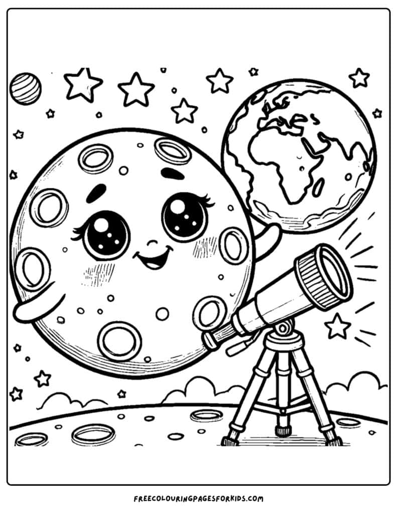 29 Space Coloring Pages