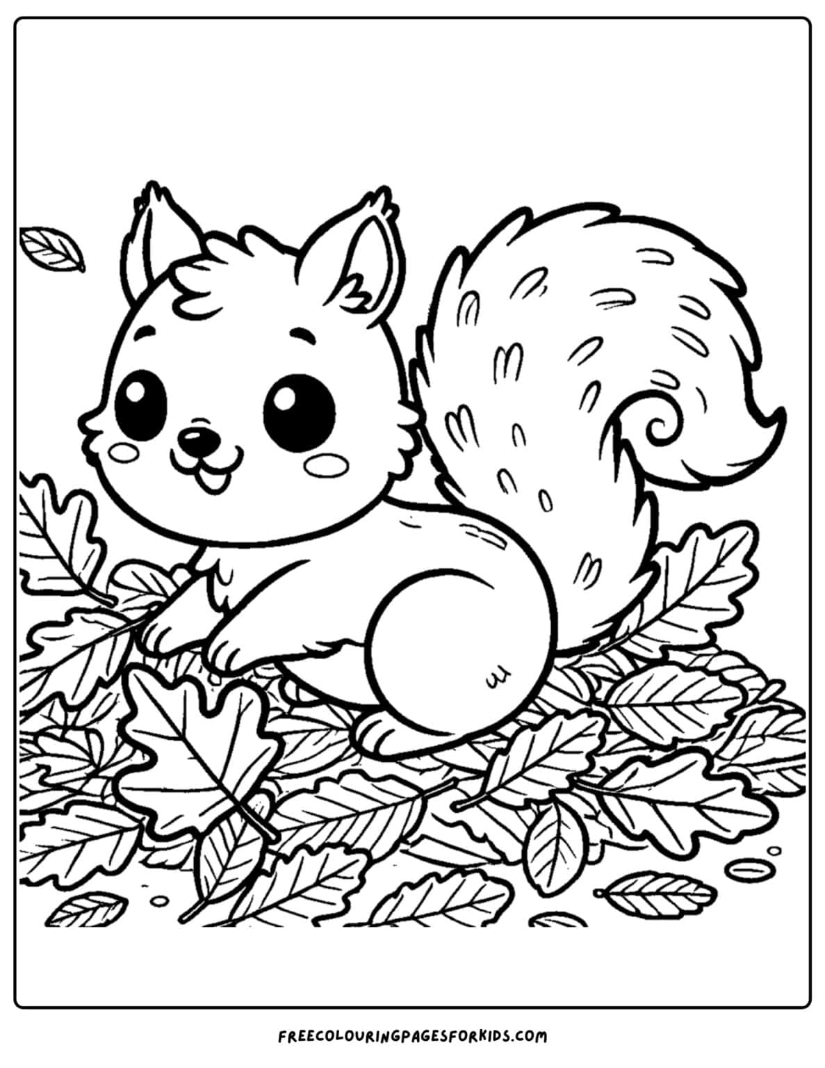 28 Squirrel Coloring Pages