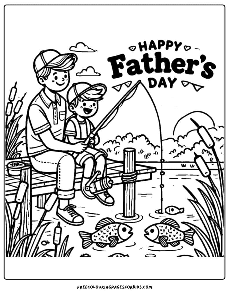 44 Father's Day Coloring Pages