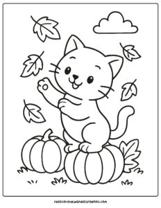 36 Kitten Coloring Pages