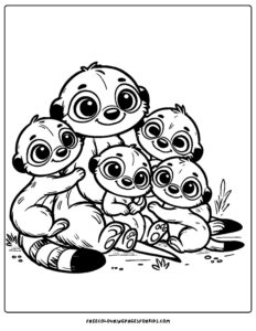 29 Meerkat Coloring Pages