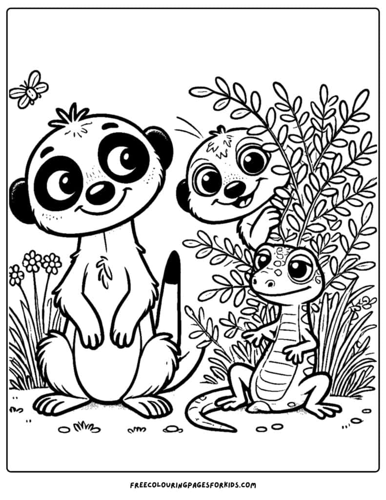 29 Meerkat Coloring Pages