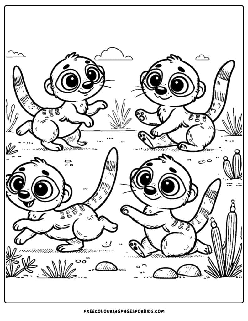 29 Meerkat Coloring Pages