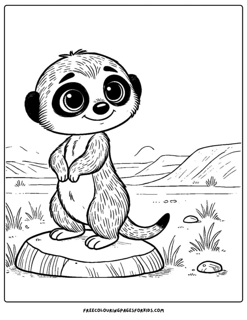 29 Meerkat Coloring Pages