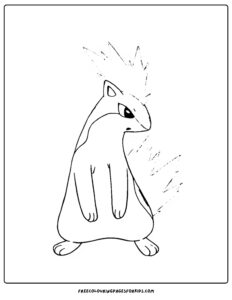 Johto Region Pokemon Coloring Pages