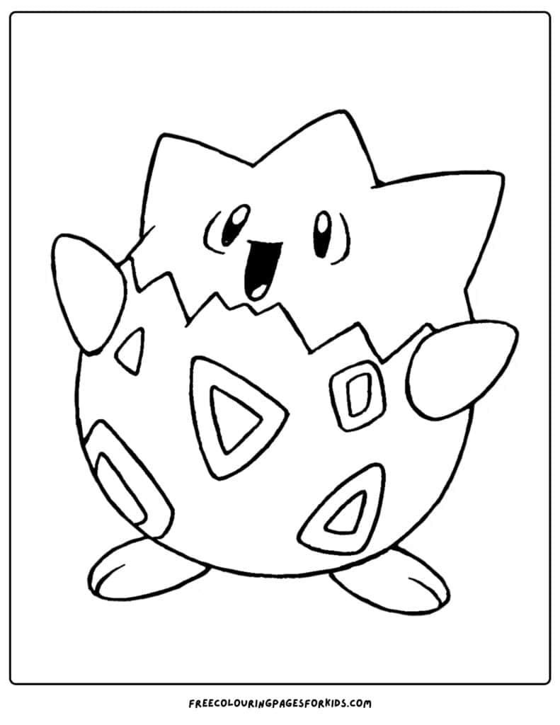 Johto Region Pokemon Coloring Pages