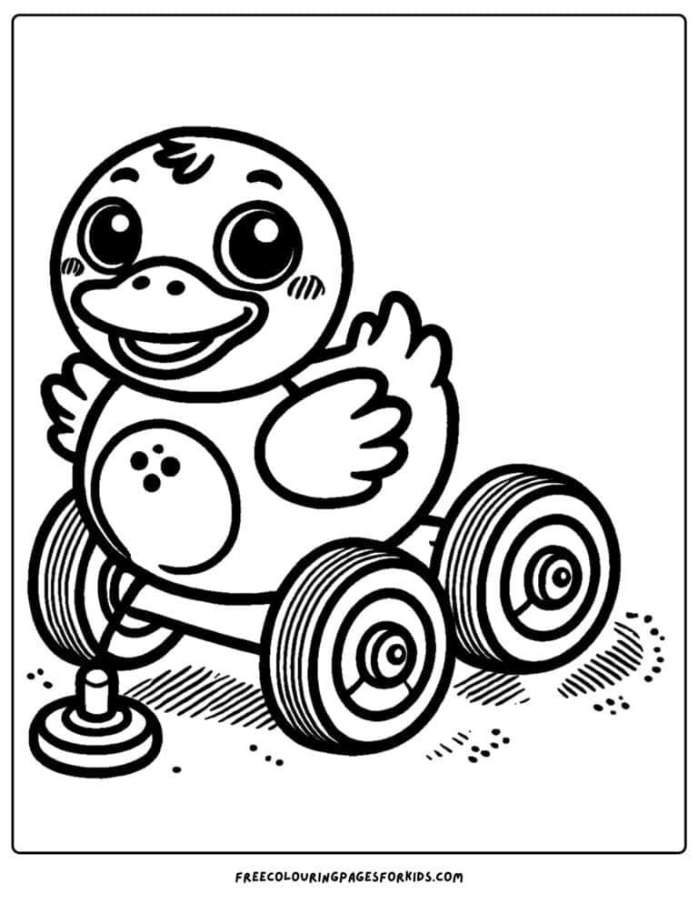 37 Toy Coloring Pages
