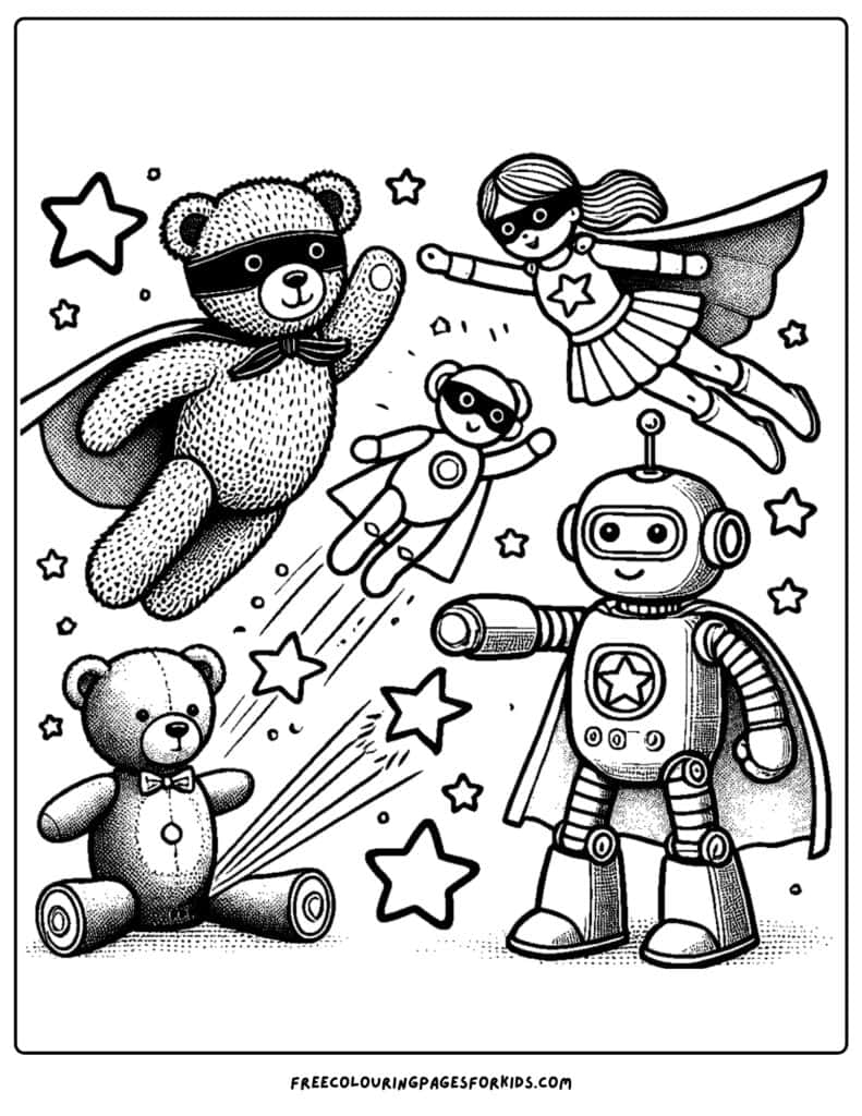 37 Toy Coloring Pages