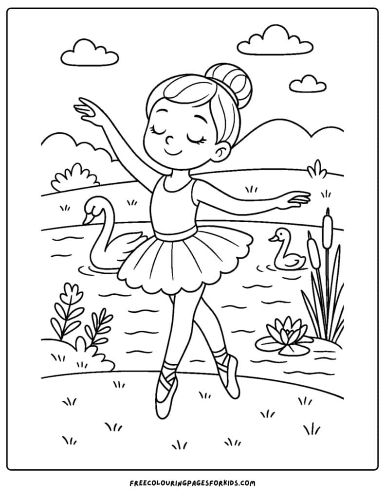 34 Ballerina Coloring Pages