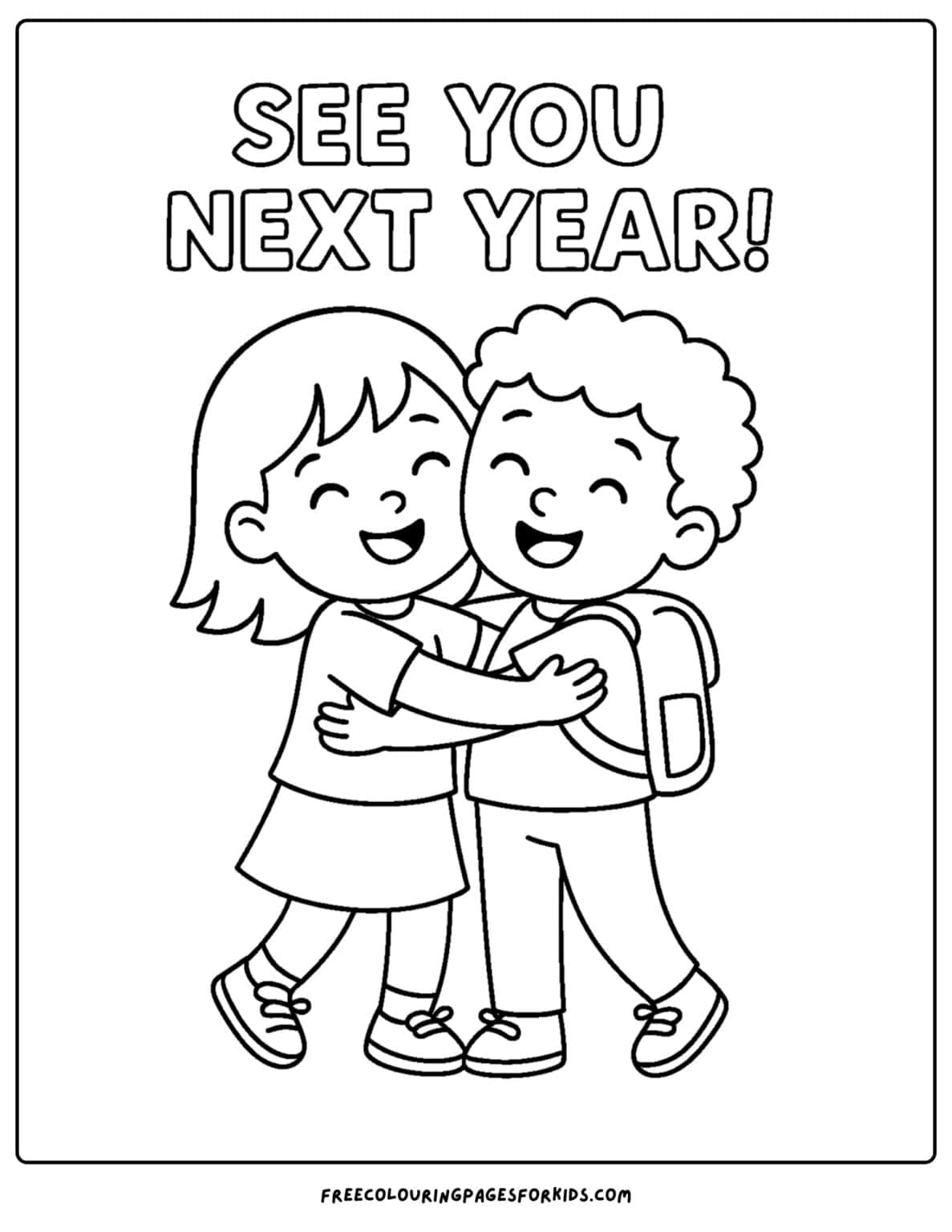44 Last Day of School Coloring Pages