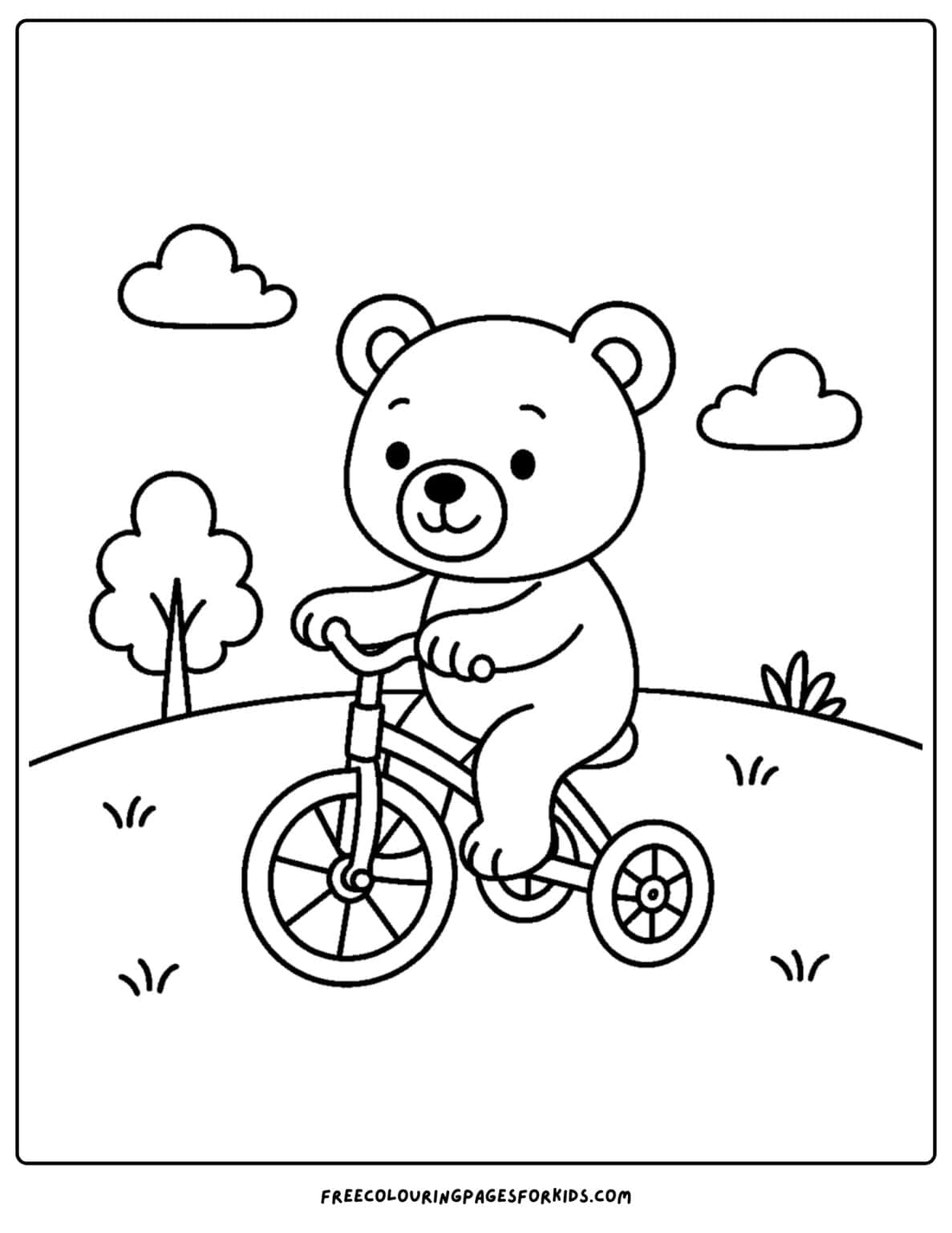 35 Teddy Bear Coloring Pages