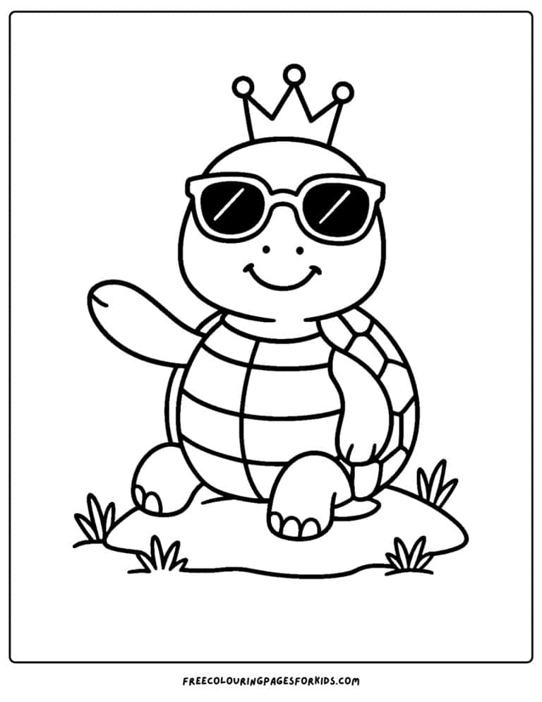 53 Turtle Coloring Pages