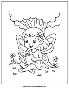 71 Fairy Coloring Pages