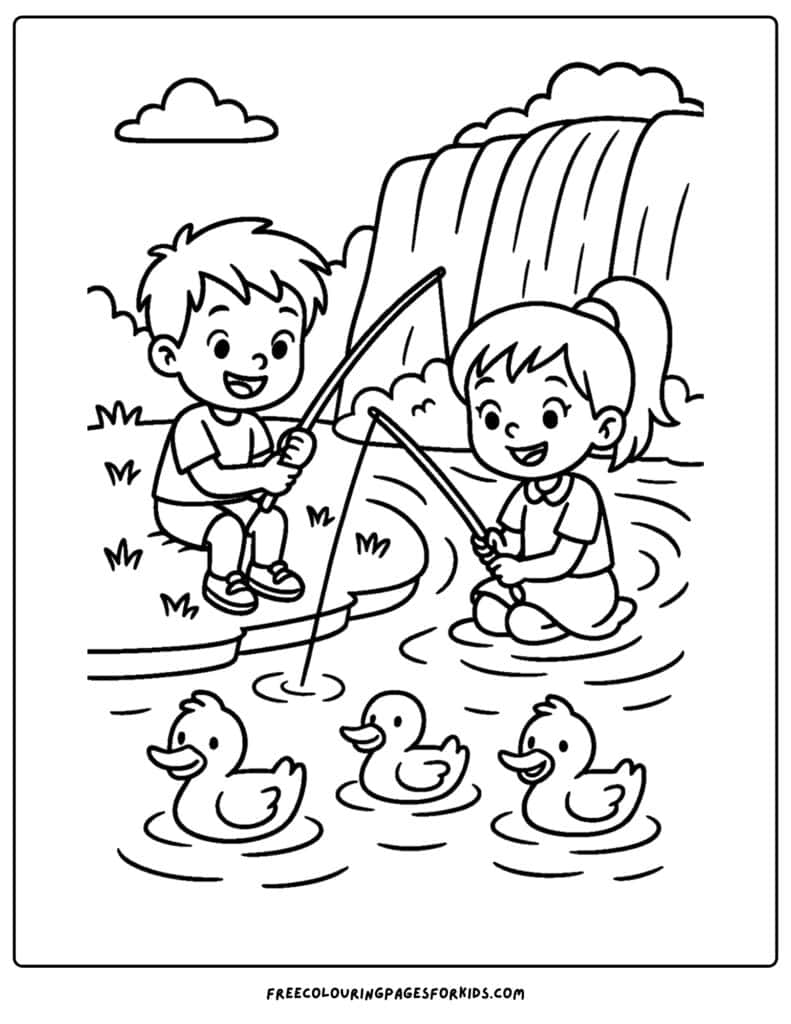 33 Fishing Coloring Pages