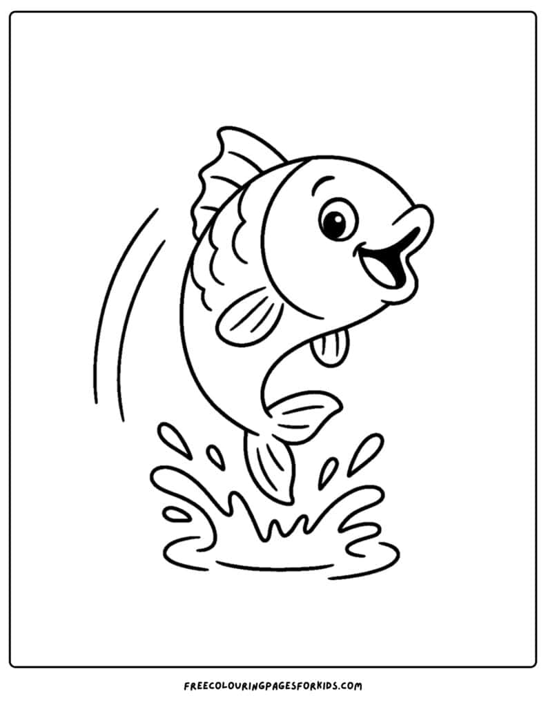 33 Fishing Coloring Pages
