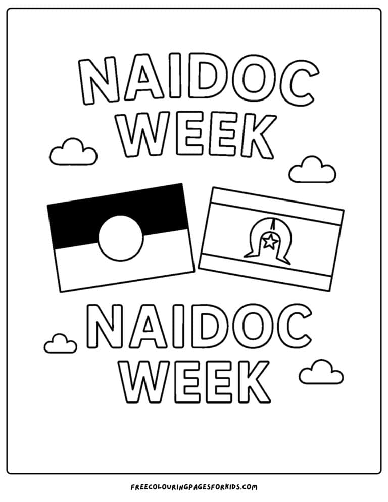 NAIDOC Week Colouring Pages