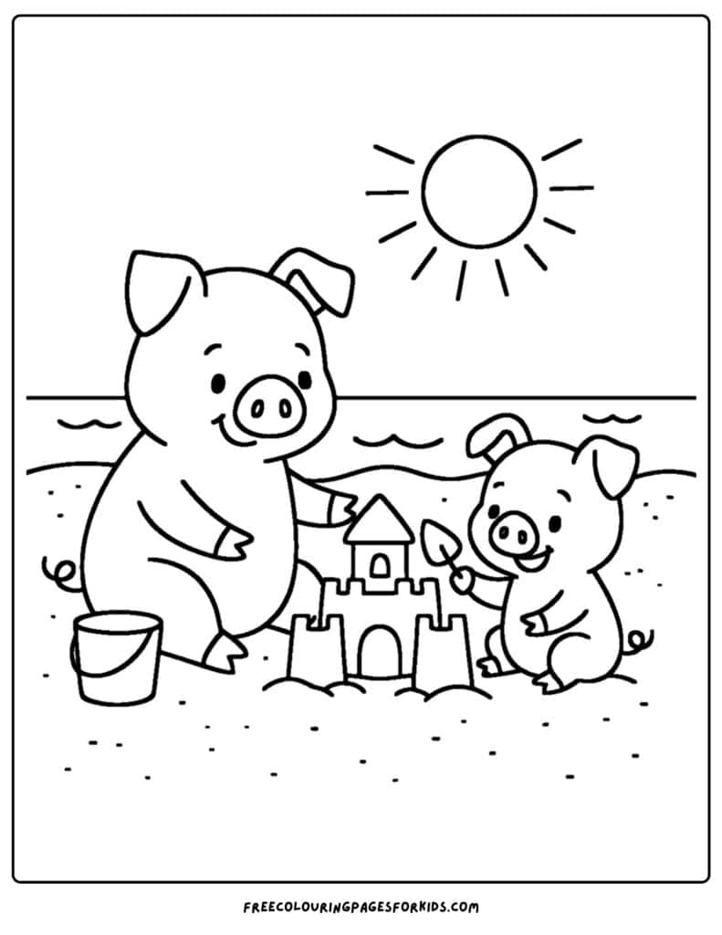65 Pig Coloring Pages