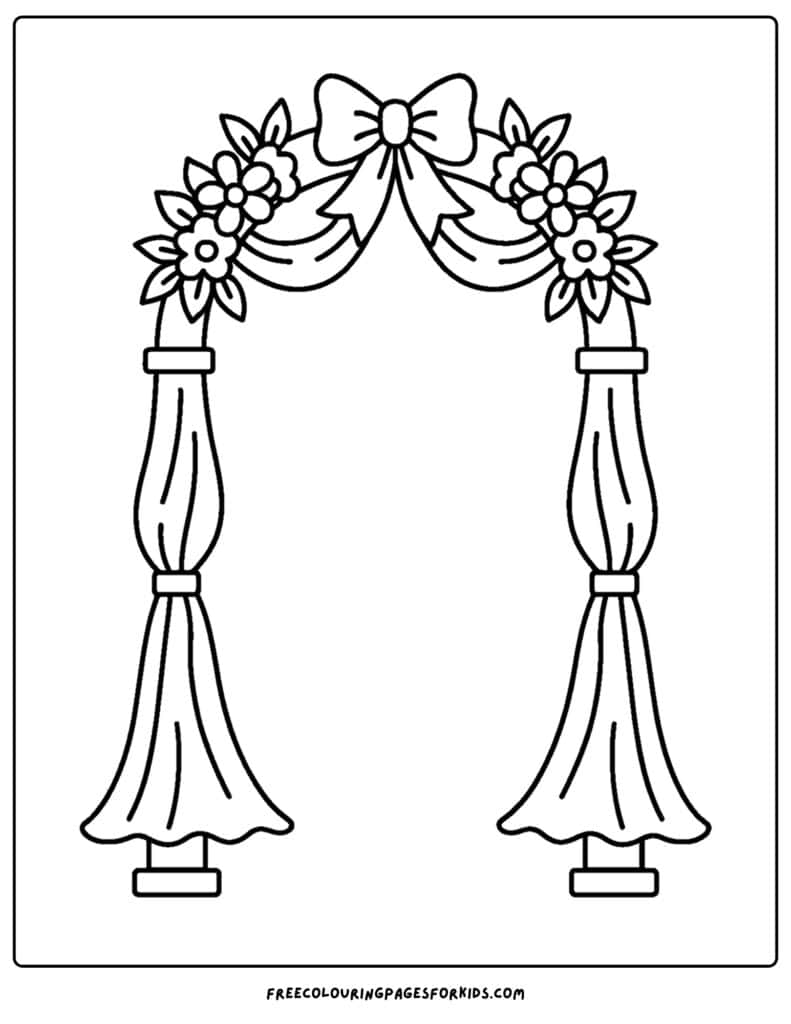 50 Wedding Coloring Pages