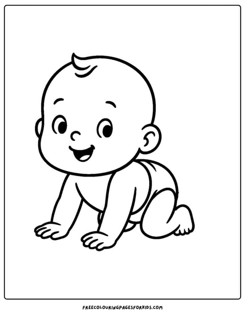 Baby Coloring Pages