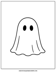 Ghost Coloring Pages