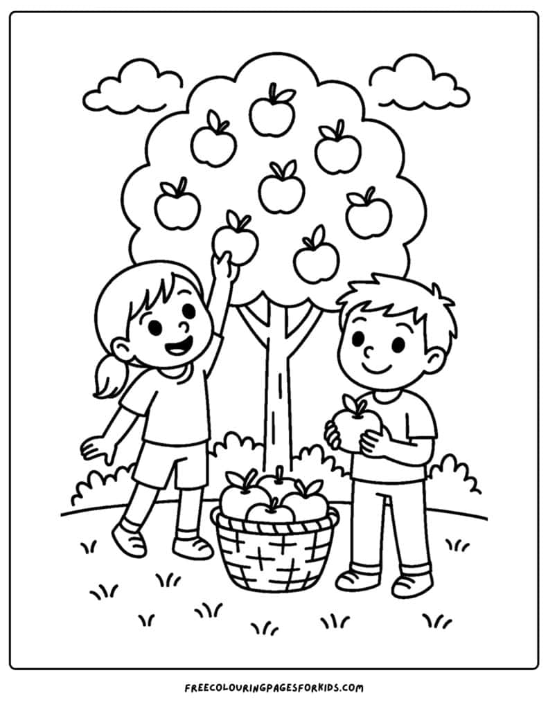 Harvest Coloring Pages