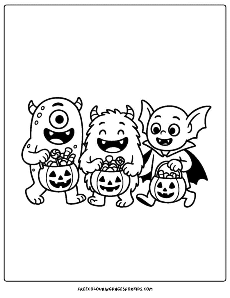 Monster Coloring Pages