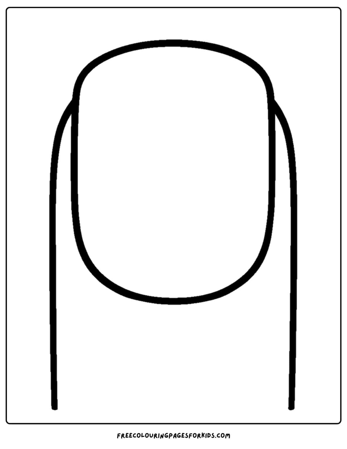 Nail and Nail Art Coloring Pages