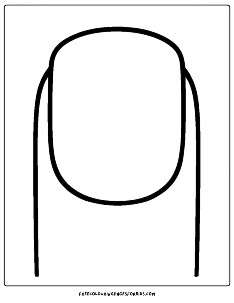 Nail and Nail Art Coloring Pages