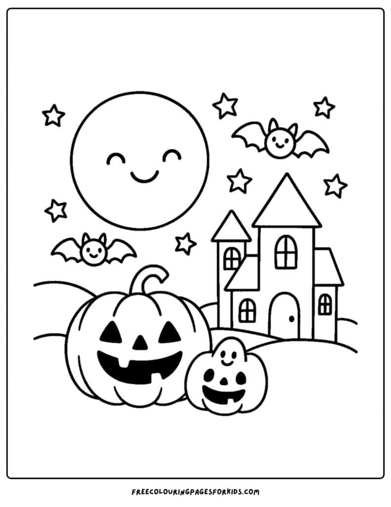Spooky Coloring Pages