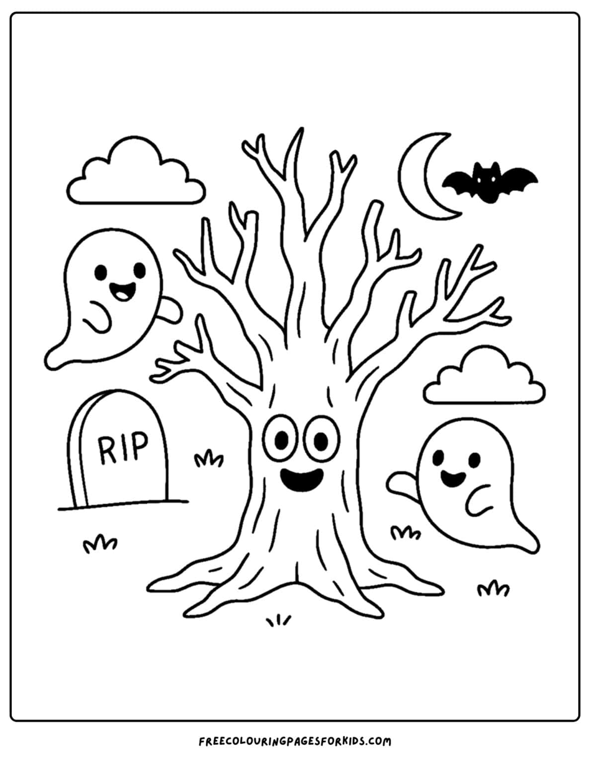 Spooky Coloring Pages