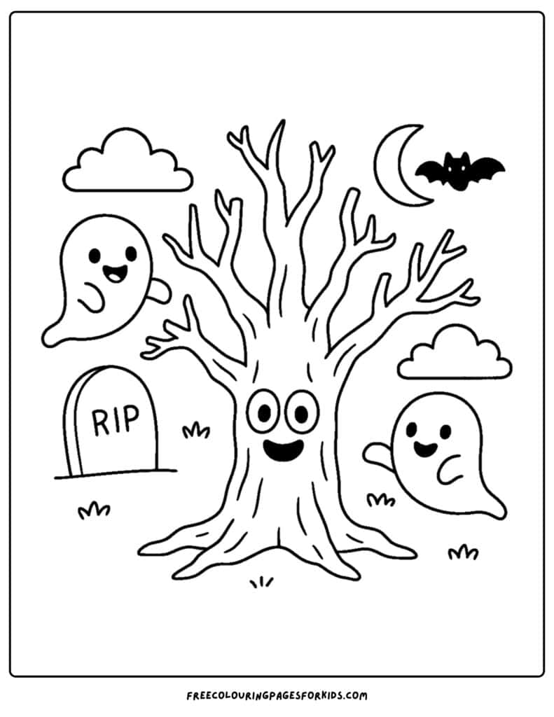 Spooky Coloring Pages