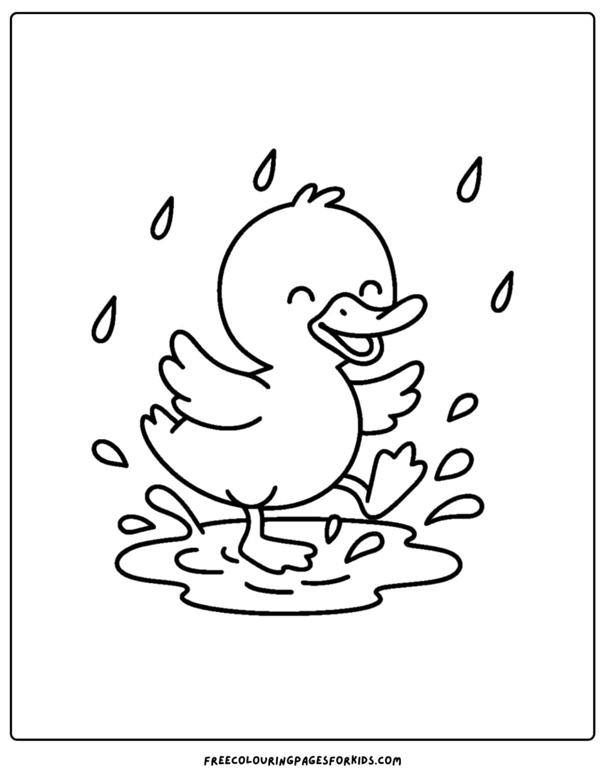 Duck Coloring Pages