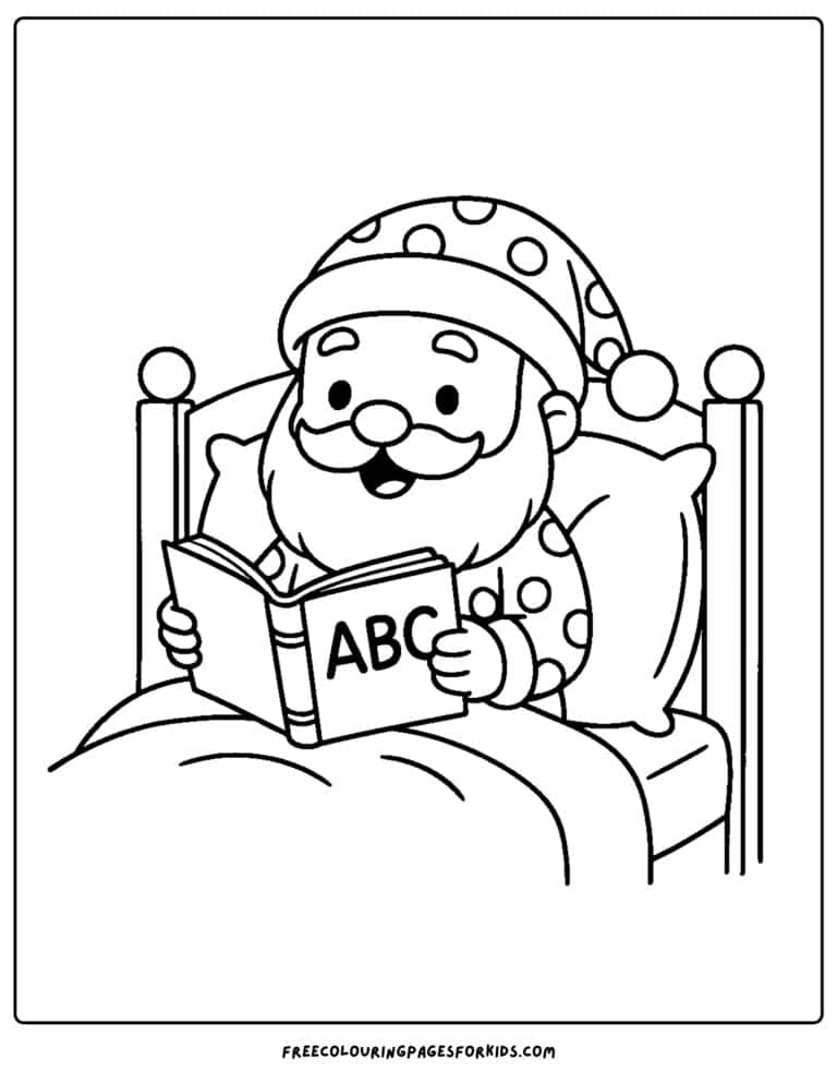 Santa Coloring Pages