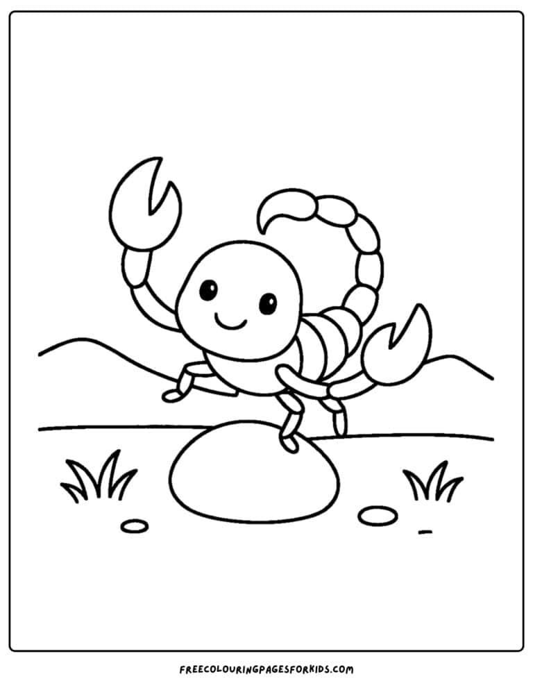 Scorpion Coloring Pages