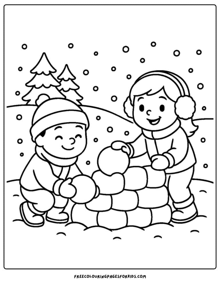 Winter Coloring Pages