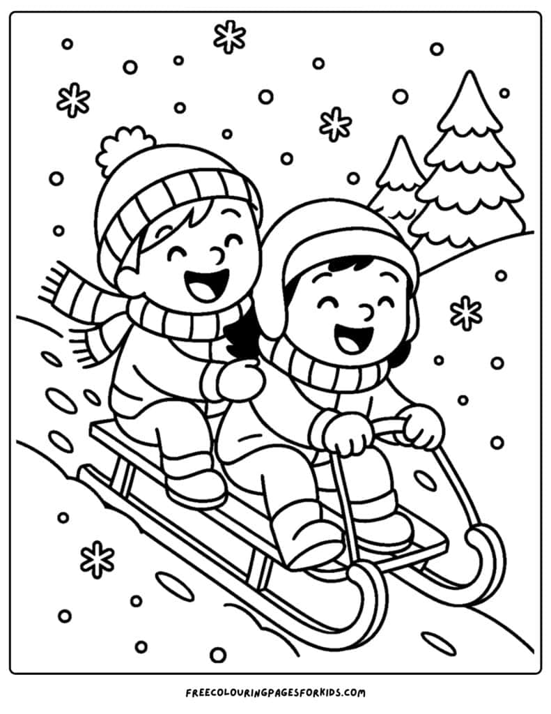 Winter Coloring Pages
