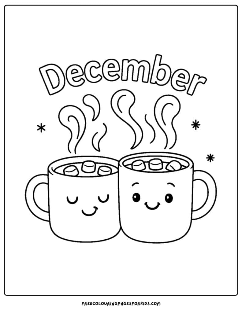 December Coloring Pages