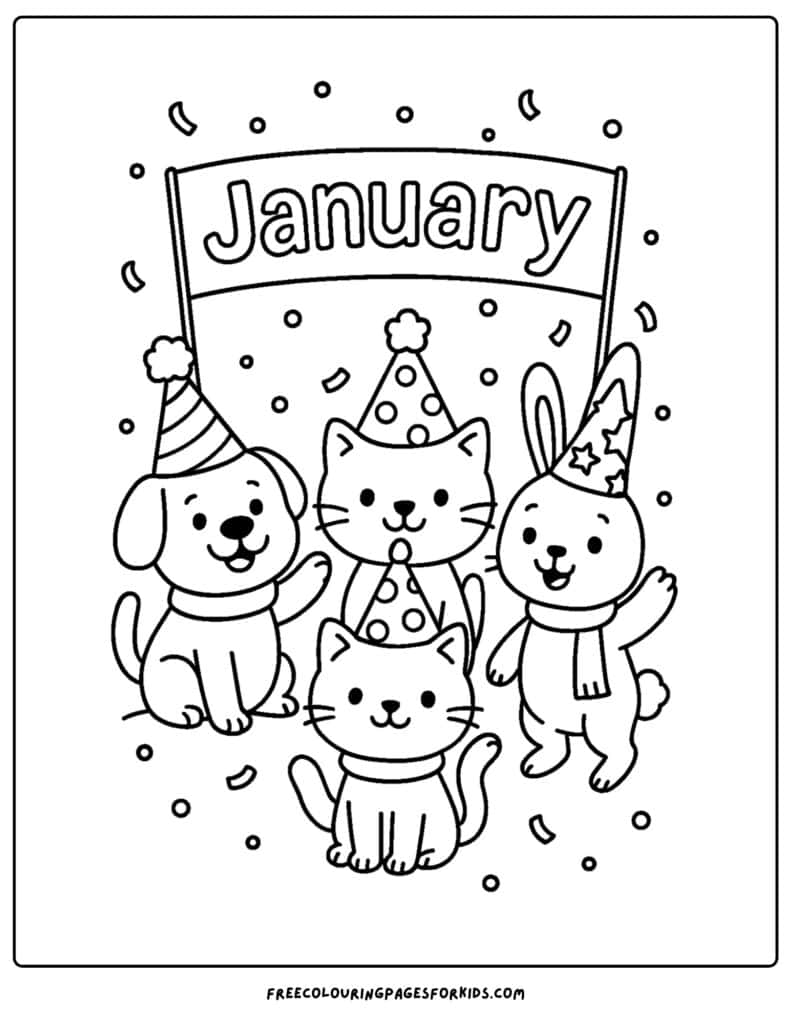 31 January Coloring Pages