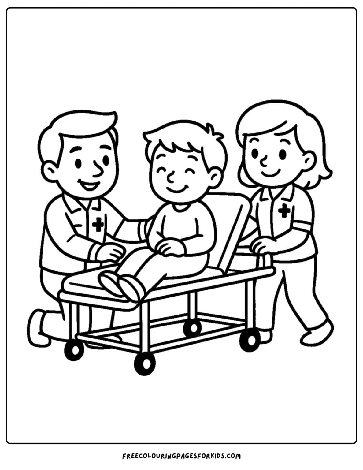 Paramedic Coloring Pages