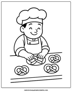 Bakery Coloring Pages